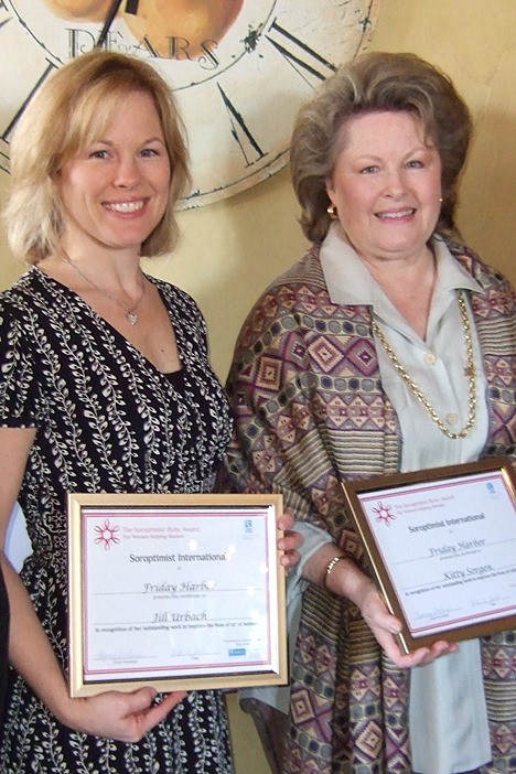 Kitty Sorgen, Jill Urbach win Soroptimist's Ruby Award for work in ...