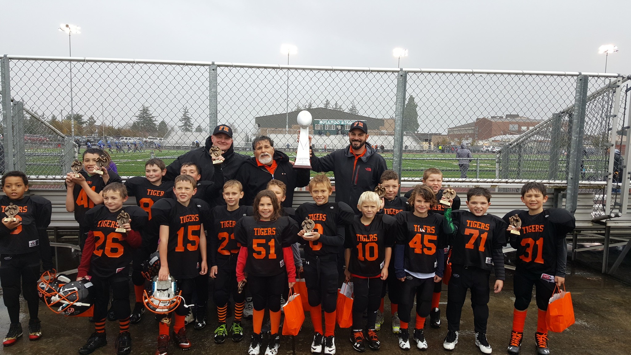 Little league football teams win championship trophies | The Journal of ...
