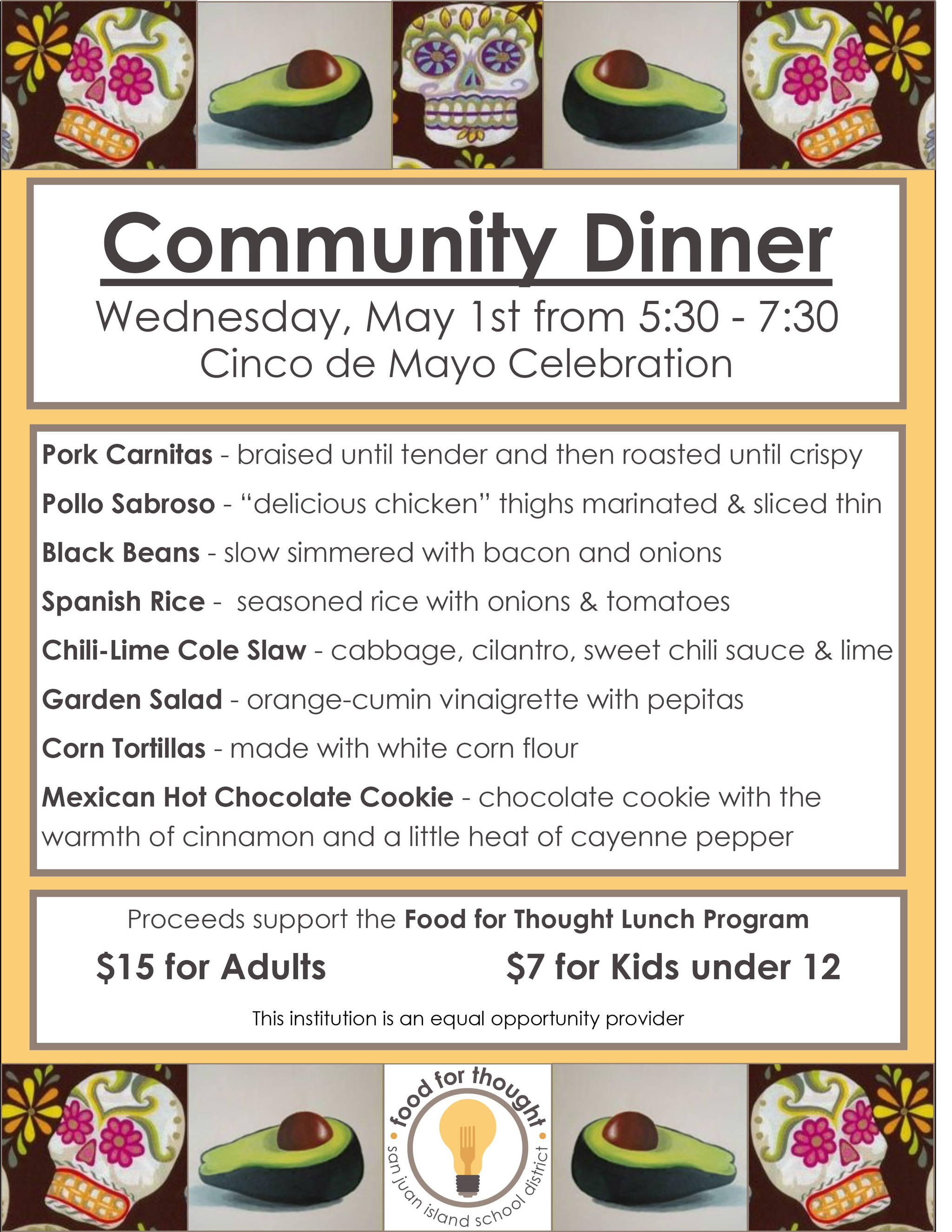 Mexican feast community dinner | The Journal of the San Juan Islands