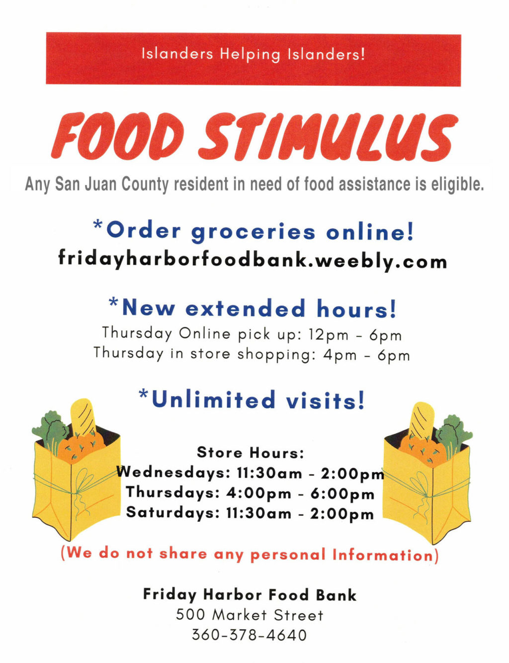 Friday Harbor Food Bank announces new programs | The Journal of the San ...