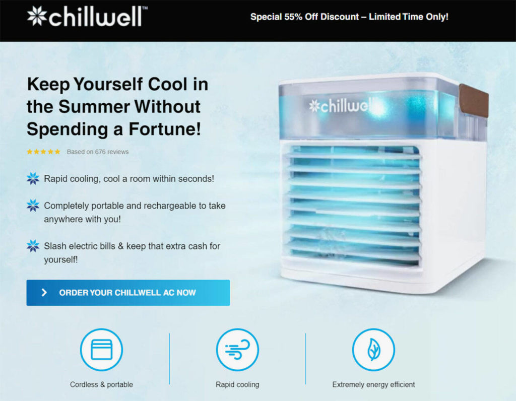 ChillWell Portable AC Reviews: Scam or Personal Air Cooler That Works? | The Journal of the San ...