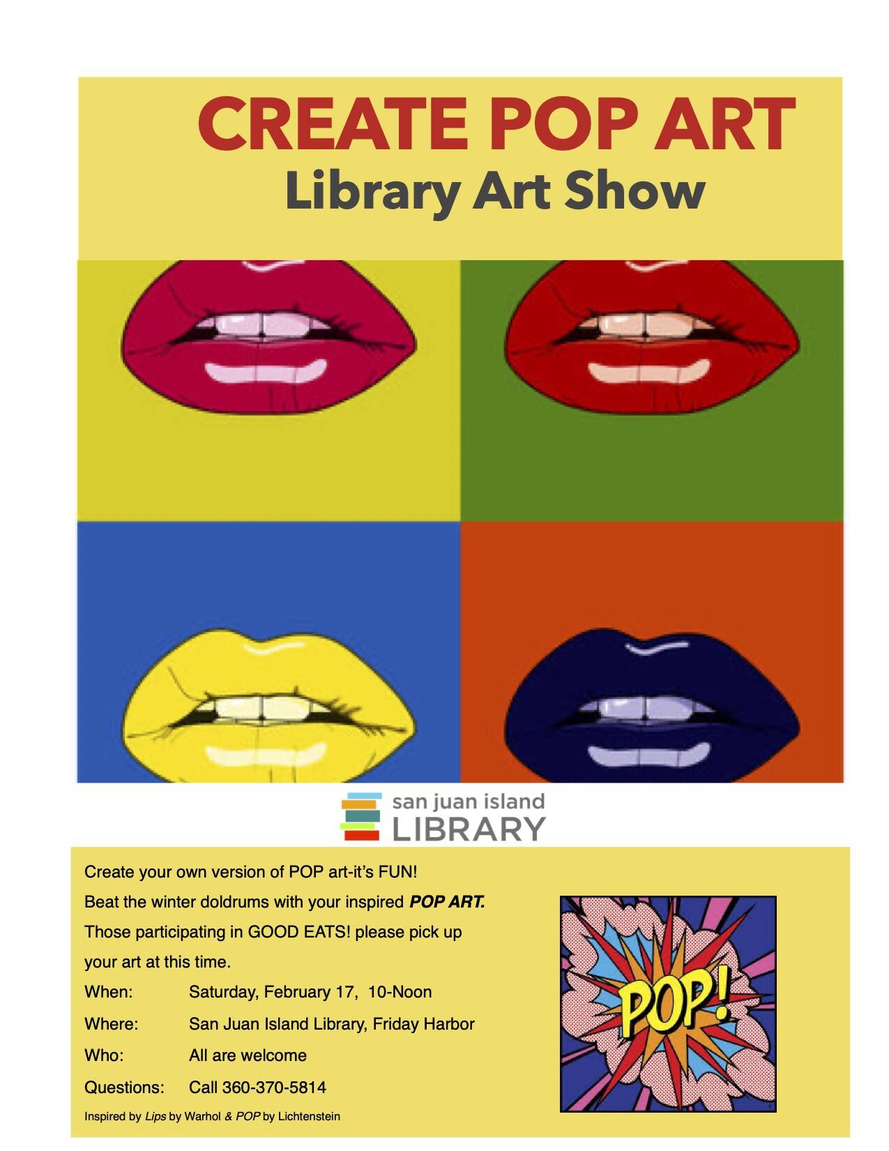 POP! Fresh, fun new art show at the library | The Journal of the San ...
