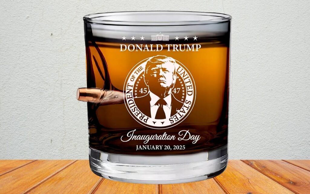 Bulletproof Trump Whiskey Glass – A Bold Tribute to American Strength ...