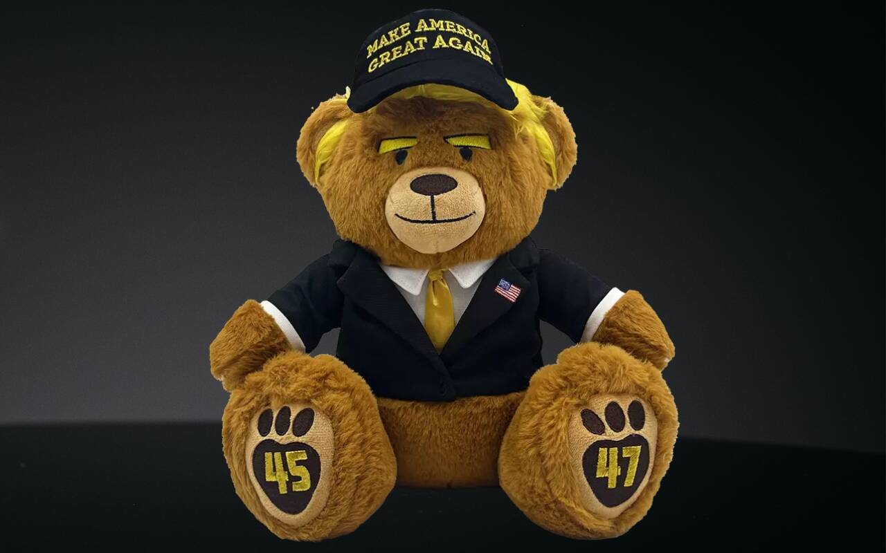 Official Black and Gold MAGA Bear – A Trump Collector’s Must-Have ...
