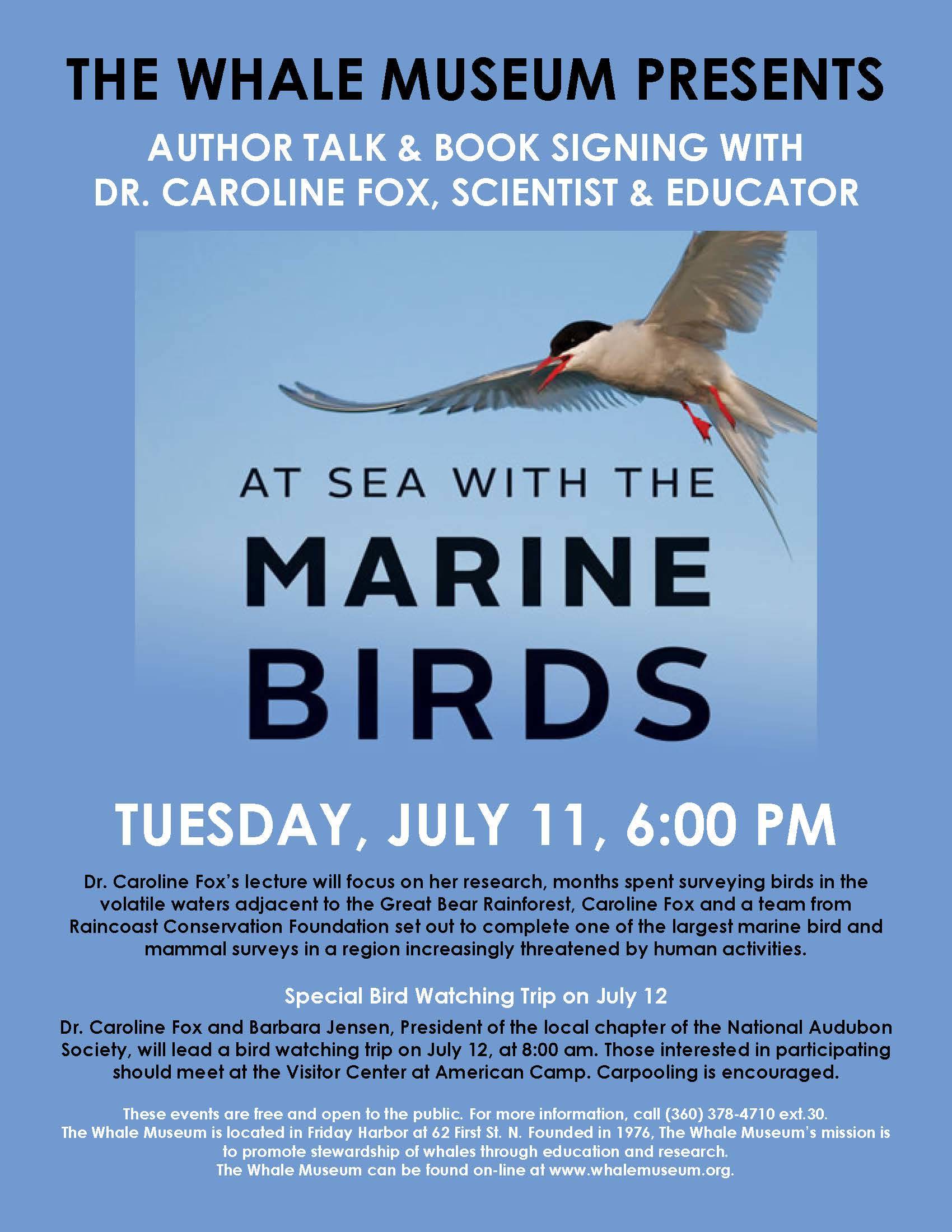 Bird walk and talk at The Whale Museum | The Journal of the San Juan ...